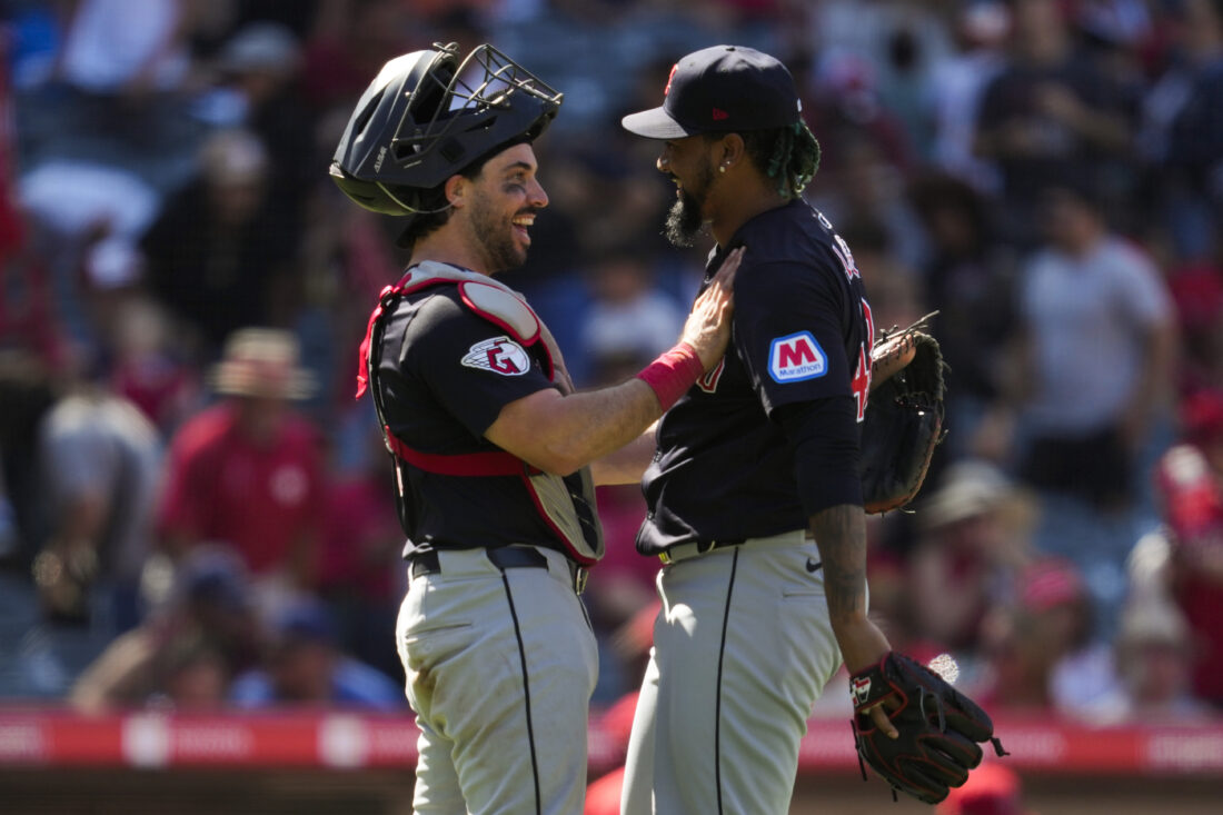 Lively helps the Guardians beat the Angels 5-4 for their 9th ...